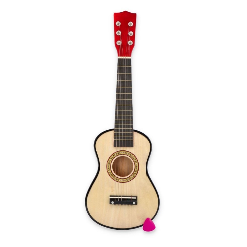 Vaikiška medinė gitara Classic su mediatoriumi